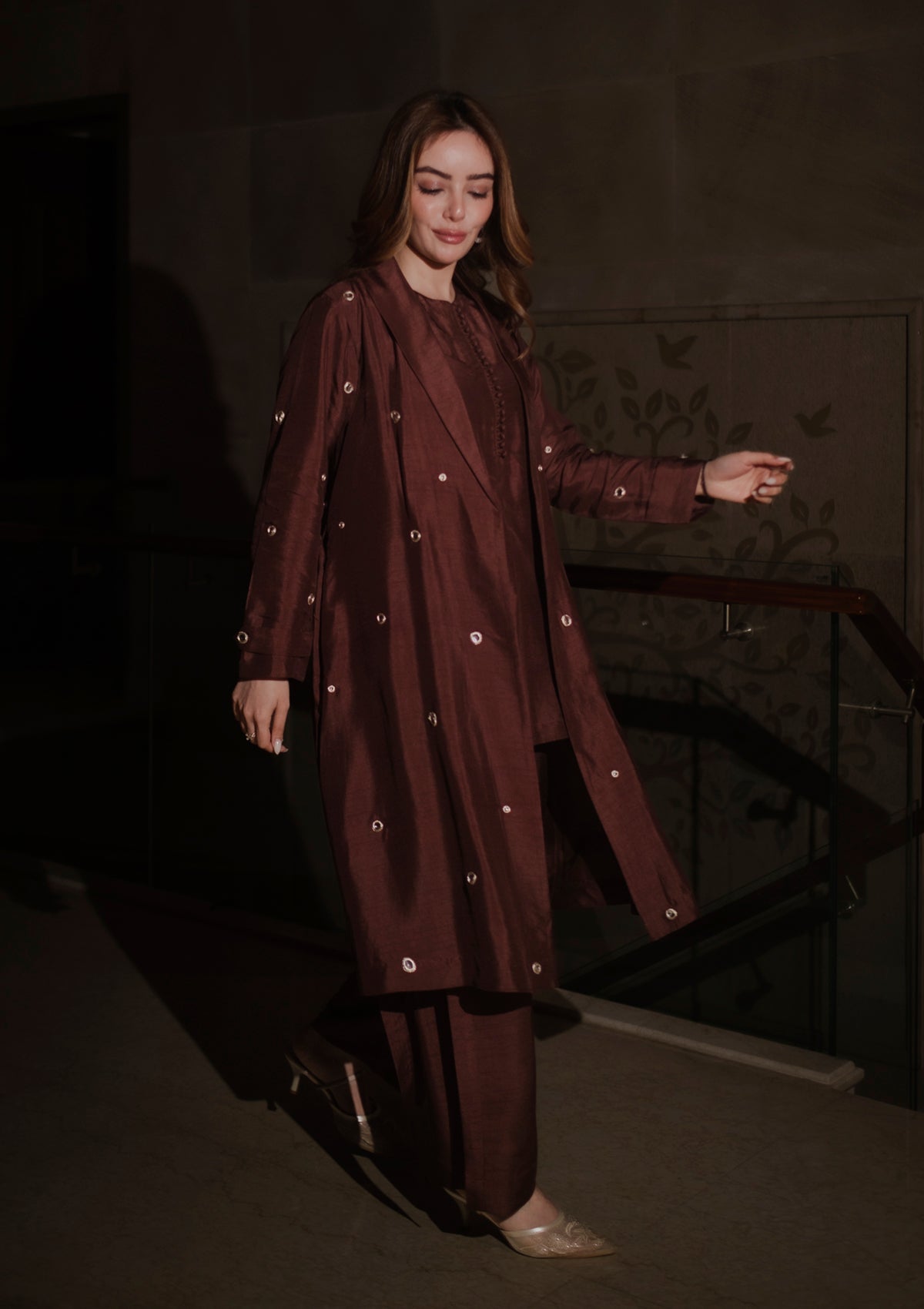 Mocha Stardust Trench Trio Set – Resa